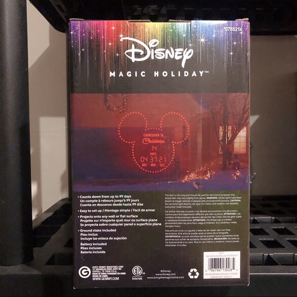 Holiday | Disney Mickey Christmas Countdown Projector | Poshmark